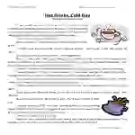 Hot Drinks Cold Day Reading Comprehension Worksheet by Teach Simple