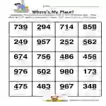 Identifying Place Value Worksheet by Teach Simple