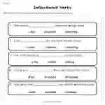 Inflectional Verbs Worksheet by Teach Simple