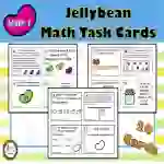 Jellybean Math Task Cards Grade 4 by Teach Simple