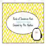 Kinds of Sentences Grammar Hunt by Teach Simple