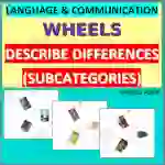 Language and Communication Wheels: Describe Differences by Teach Simple