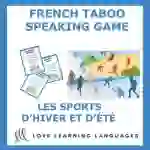 Les sports d'éte et d'hiver- French Taboo Speaking Game-Jeu de Tabou en ...