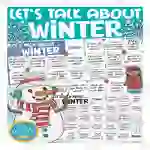 Let's Talk About Winter Board Game by Teach Simple