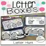 Letter Boxes: Letter Hunt Center by Teach Simple