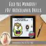 Letter D Articulation Drills: Feed the Monster! - BOOM Cards by Teach ...