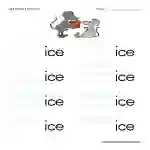 Letter I Word Families Worksheet by Teach Simple