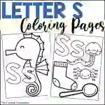 Letter S Coloring Pages by Teach Simple