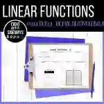 Linear Functions - Multiple Representations - Worksheet by Teach Simple