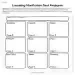 Locating Nonfiction Text Features Worksheet by Teach Simple