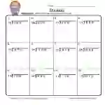 Long Division Worksheet by Teach Simple