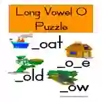 Long Vowel O Puzzle by Teach Simple