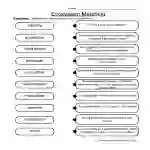 Matching Ecosystems Worksheet by Teach Simple