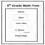 Math Tests 1: Grade 5 by Teach Simple