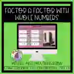 Mental Math Mystery Picture Reveal: "Factor a Factor" Multiplication ...