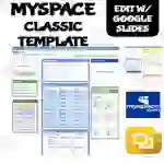 Myspace Classic Template (Editable on Google Slides) by Teach Simple