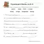 NG/NK Digraph Worksheet by Teach Simple