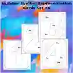 Number Symbol Representation Cards Set A6 by Teach Simple