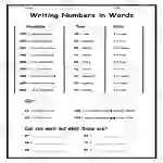 Numbers in Words Worksheet Set by Teach Simple
