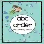 Ocean Easy Alphabetical Order Activity by Teach Simple