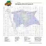 Oregon Word Search Worksheet by Teach Simple