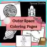 Outer Space Coloring Pages by Teach Simple