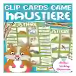 Pets Clip Cards for Practicing Spelling & Vocabulary (German) by Teach ...