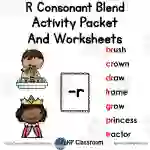 R Consonant Blend Activity Packet and Worksheets by Teach Simple