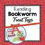 Reading Bookworm Treat Tags by Teach Simple