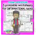 READING COMPREHENSION worksheets for INFORMATIONAL texts by Teach Simple