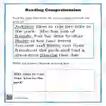 Reading Comprehension Worksheets by Teach Simple