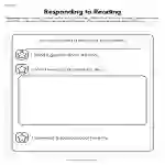 Responding to Reading Worksheet by Teach Simple