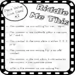 Riddle Me This Place Value Activity by Teach Simple