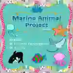 Science Reading Comprehension Project: Marine Animal by Teach Simple