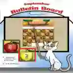 September Calendar Numbers by Teach Simple