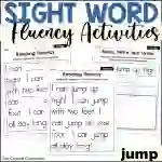 Sight Word Fluency Packet - jump by Teach Simple