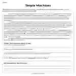 Simple Machines Reading Comprehension Worksheet by Teach Simple