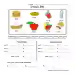 Snack Bar Money Worksheet by Teach Simple