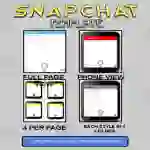 Snapchat Template (Editable on Google Slides) by Teach Simple