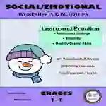 Social/Emotional Worksheets and Activities - Snowman Theme by Teach Simple