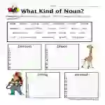 Sorting Nouns Worksheet by Teach Simple