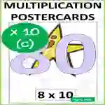 Space Multiplication Repeated Addition Posters x10c by Teach Simple