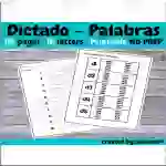 Spanish: Dictado de Palabras by Teach Simple