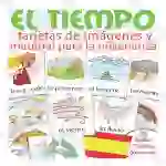 Spanish: Weather Flash Cards by Teach Simple