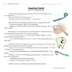Sparkly Teeth Reading Comprehension Worksheet by Teach Simple