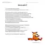 Starts With F Reading Comprehension Worksheet by Teach Simple