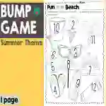 Summer Addition Bump Game by Teach Simple