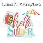 Summer Fun Coloring Pages by Teach Simple