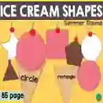 Summer Shapes Ice Cream Match by Teach Simple