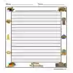 Thanksgiving Writing Paper by Teach Simple